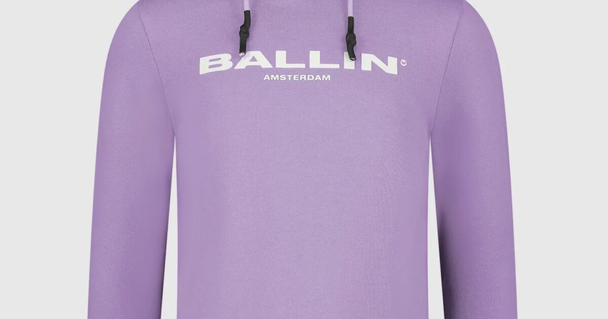 BALLIN Hoodie Purple | Kindermodehuis.nl