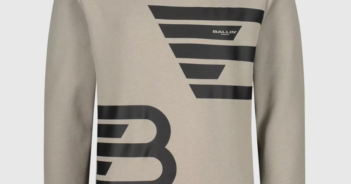 BALLIN Sweater Taupe | Kindermodehuis.nl