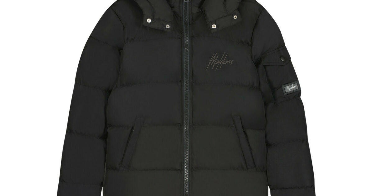 Malelions junior patch puffer Black | Kindermodehuis.nl