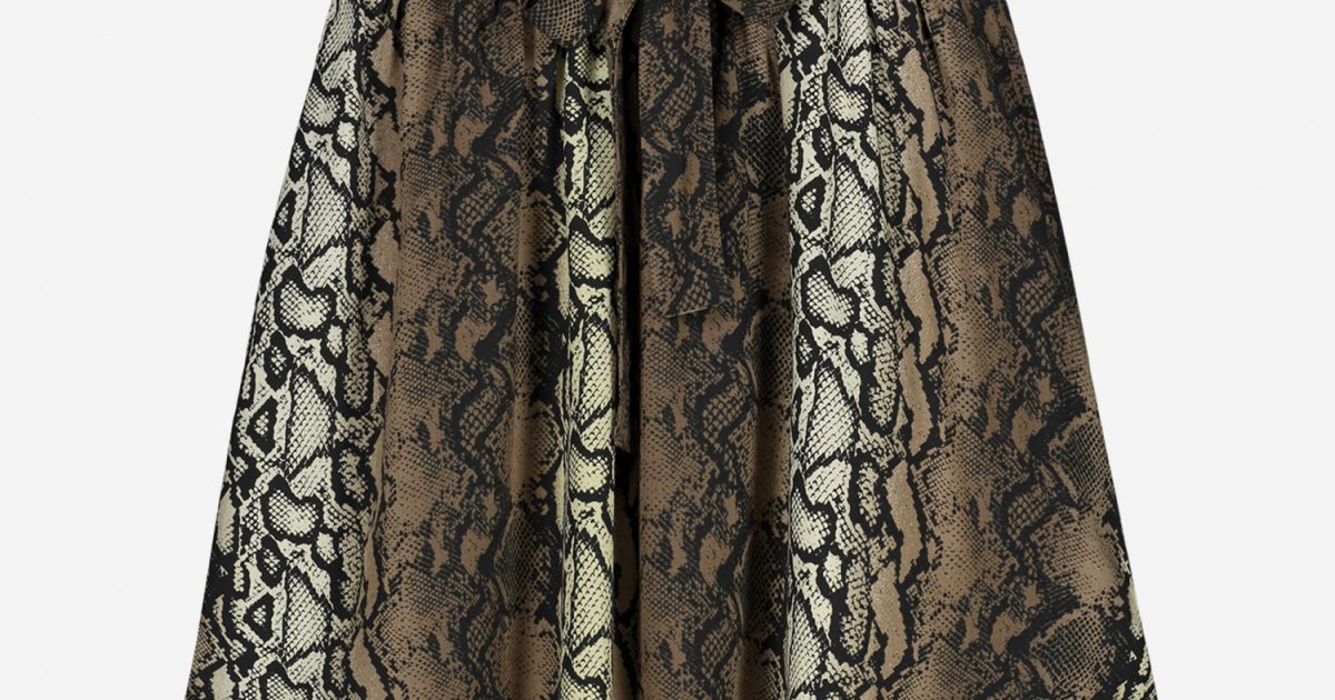Nik&Nik genesis skirt Snake beige | Kindermodehuis.nl