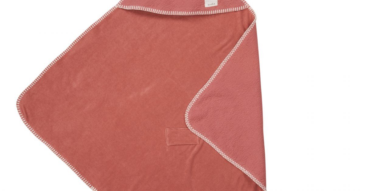 Koeka wikkelcape runa Brique | Kindermodehuis.nl