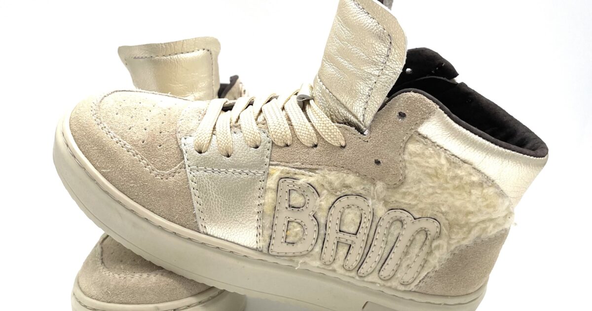 BAM sneaker BAM mid Beige teddy | Kindermodehuis.nl