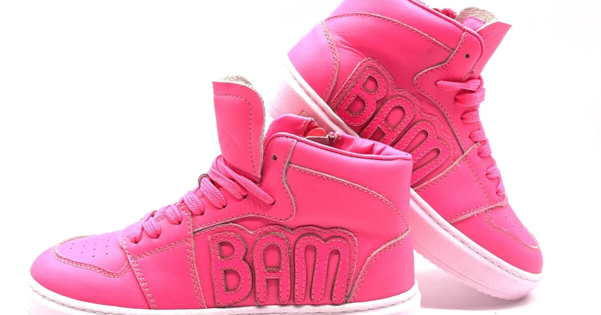 BAM sneaker BAM mid Fluor pink | Kindermodehuis.nl